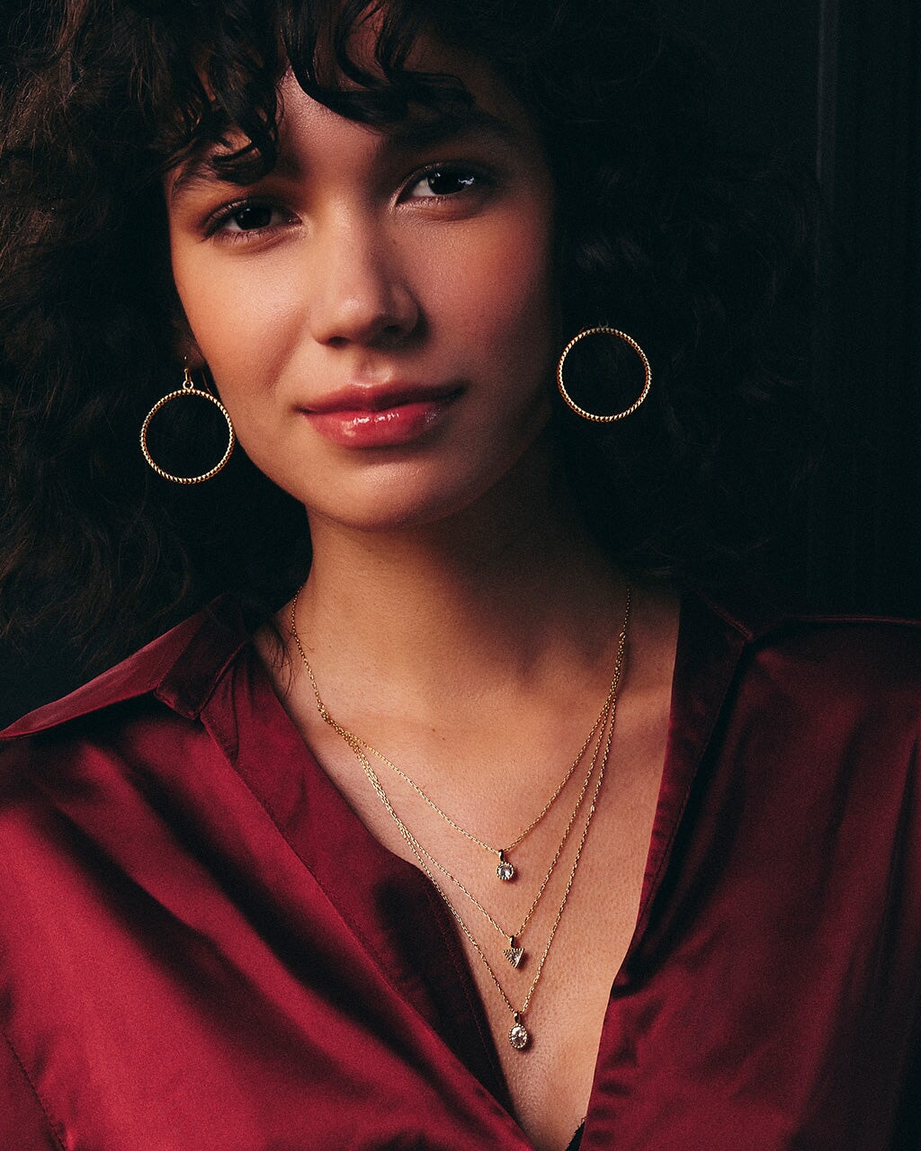 Terina Circle Dangle Earrings by Sterling Forever – Pomp and Port