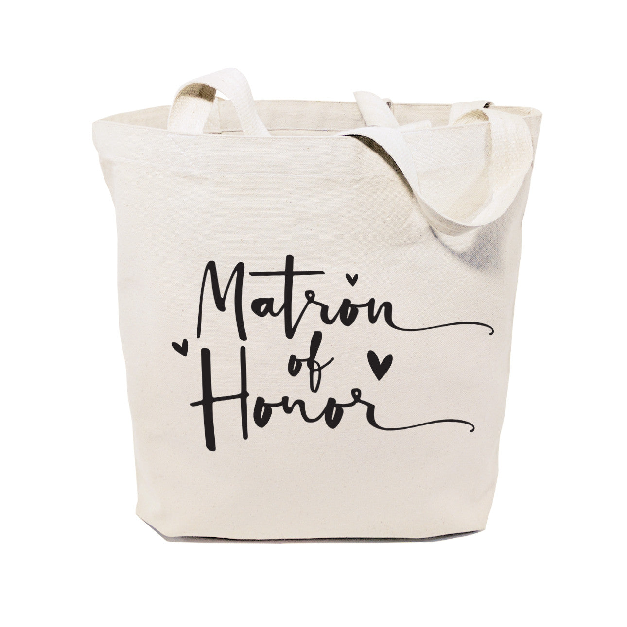 Matron of Honor Wedding Cotton Canvas Tote Bag by The Cotton & Canvas ...