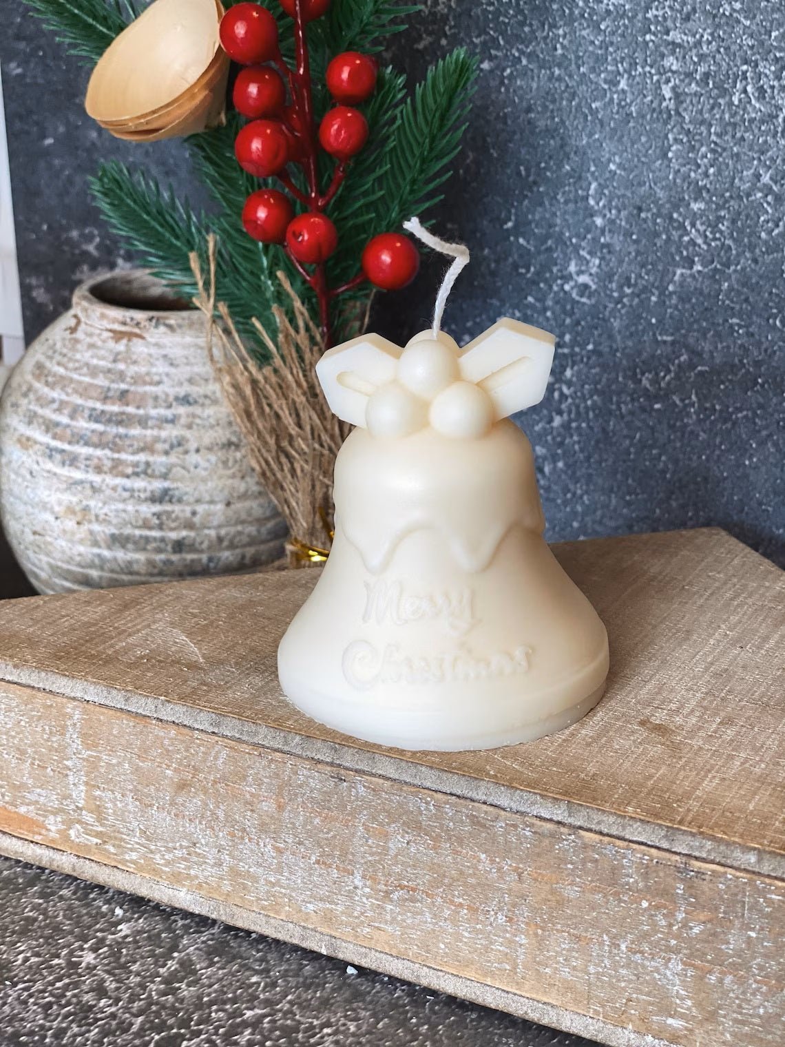 Tall Bell Christmas Candle by Crazy About Candles – Pomp and Port